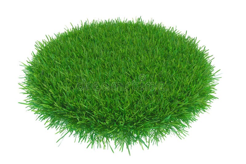 Round area of green grass stock illustration. Illustration of outdoors ...