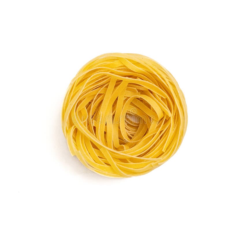 Round Cut Pasta Bowl Overhead View Stock Photo - Image of white, food ...