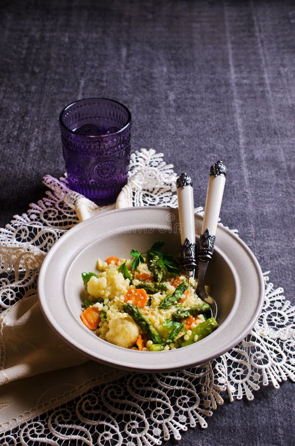 Round Pasta with Vegetables Stock Image - Image of italian, parmesan ...