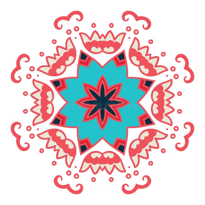 Round Pattern stock vector. Illustration of pattern, shape - 55216788