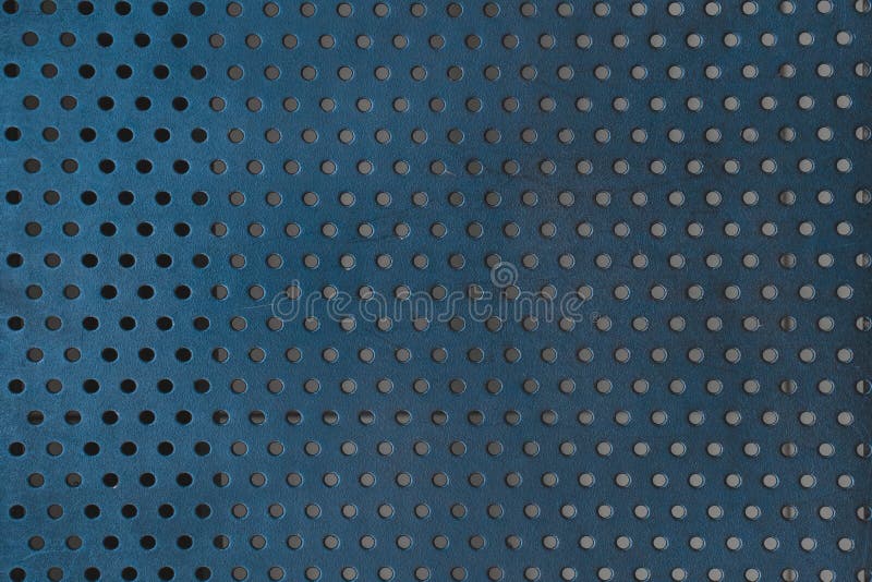 Round Pattern Metal Blue Design Abstract Background Texture Hole Steel ...