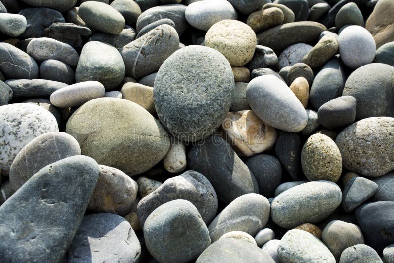 Round pebbles stock image. Image of dark, gravel, nature - 127685719