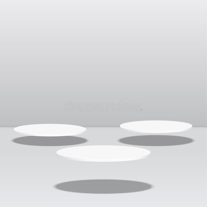 Round pedestal for display stock vector. Illustration of stage - 58689004