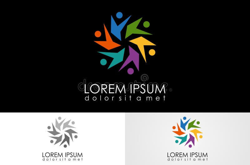 People square group logo stock vector. Illustration of isolated - 106947571