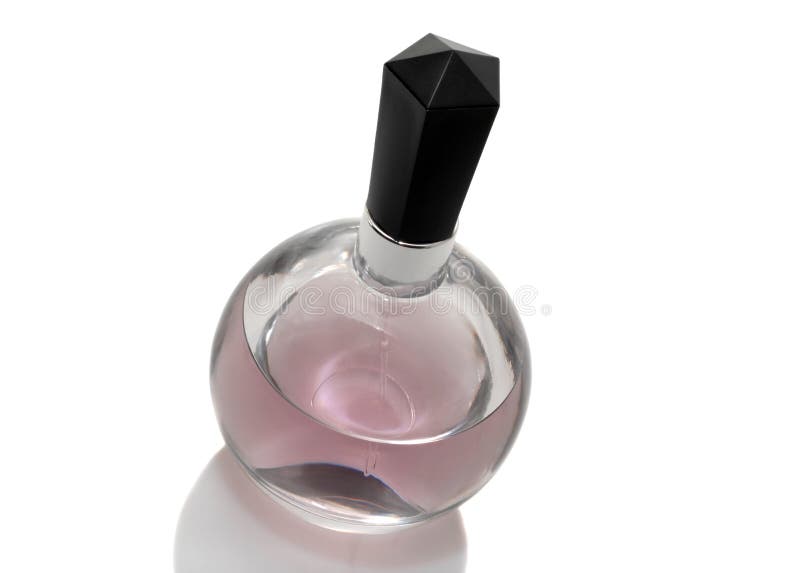 Round perfume bottle stock photo. Image of aroma, aromatic - 7383688