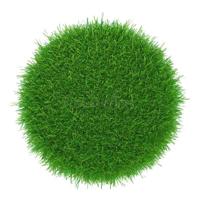 Round area of green grass stock illustration. Illustration of outdoors ...