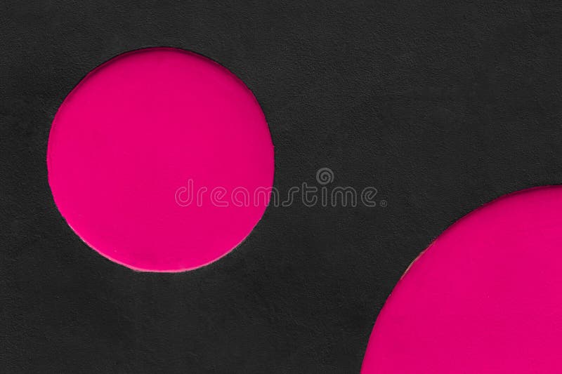 Round Pink Circle Abstract Pattern Interior Object Detail Exterior View ...