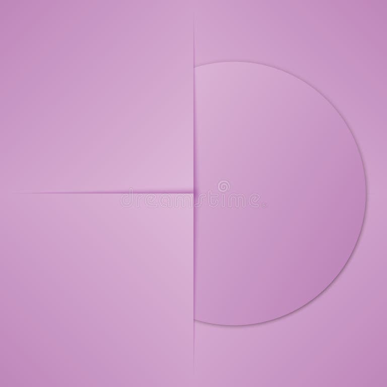 Round Pink Paper - Vector Design Element Stock Vector - Illustration of ...