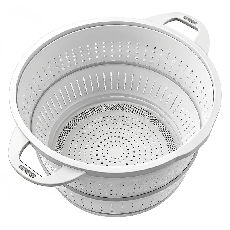 Plastic Colander with Folding Handles PNG Stock Illustration ...
