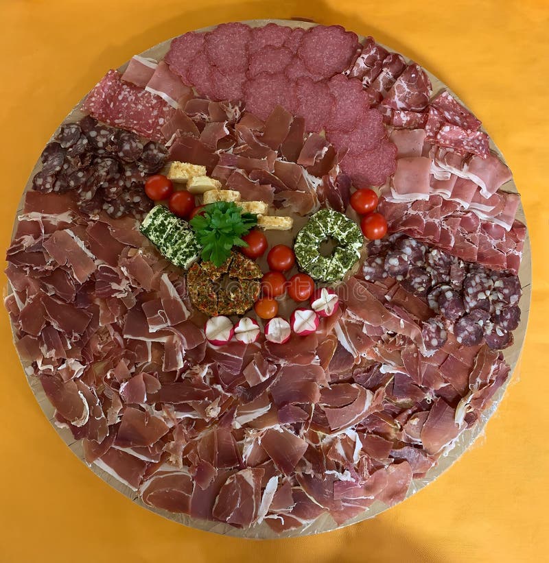 A Plate with Different Types of Sliced Bacon Stock Image - Image of ...