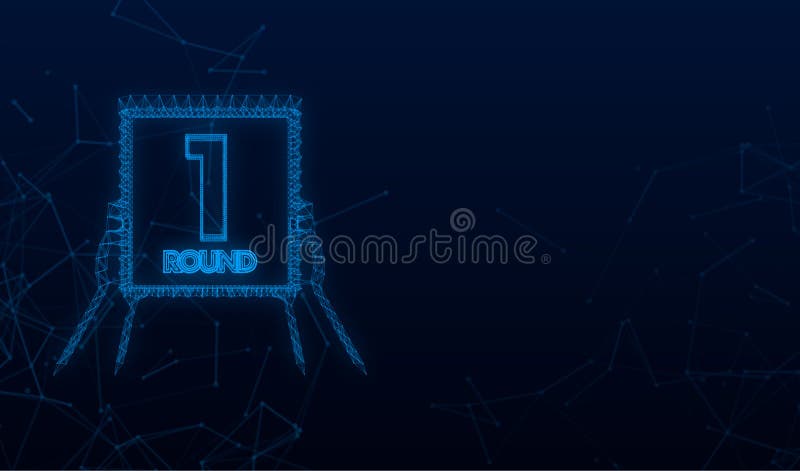 Boxing Round Card Round 2 Stock Illustrations – 5 Boxing Round Card ...