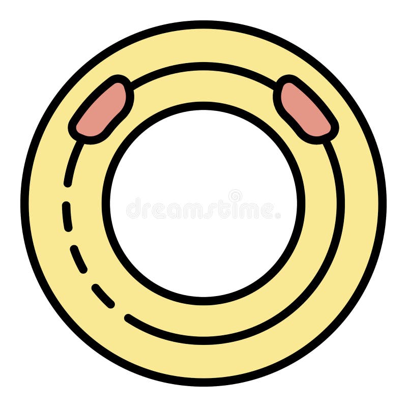 Round Pool Icon Color Outline Vector Stock Vector - Illustration of ...