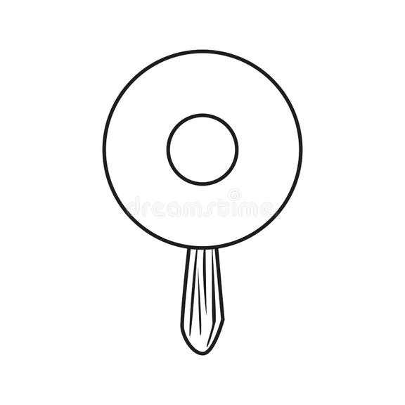 Round Popsicle Outline Sketch Vector Illustratio Illustration Stock ...