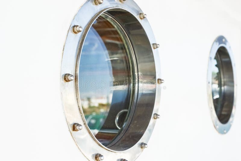 Round porthole ship stock photo. Image of ocean, background - 65175664