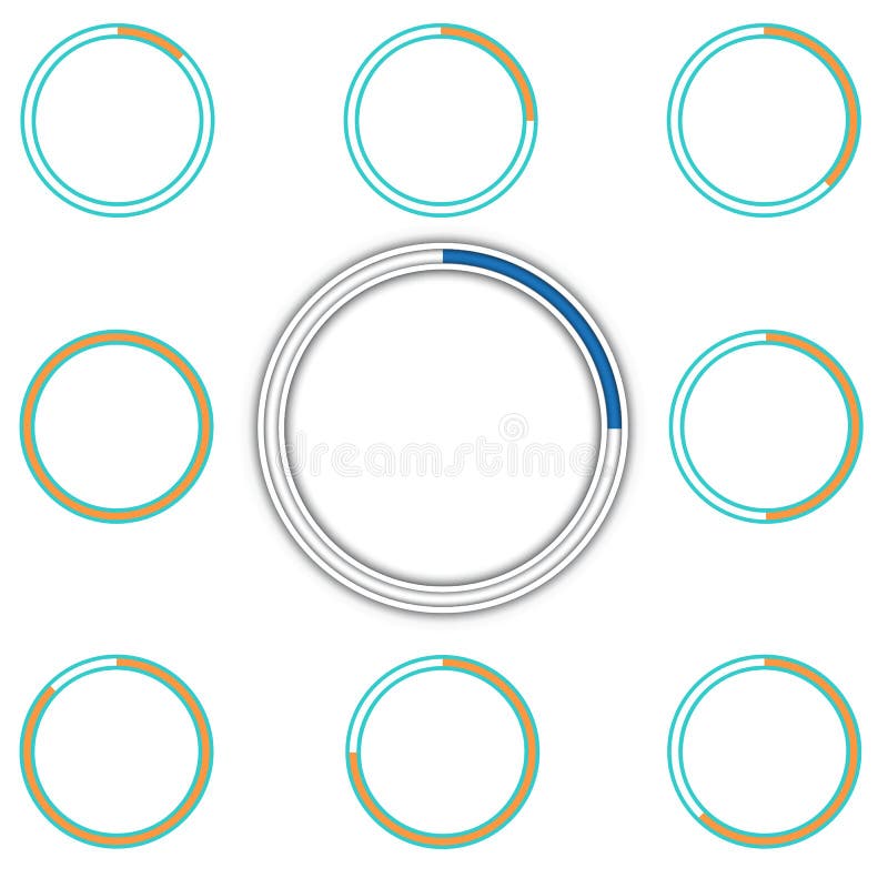 Round Preloader Animation Frame Stock Vector - Illustration of cycle ...