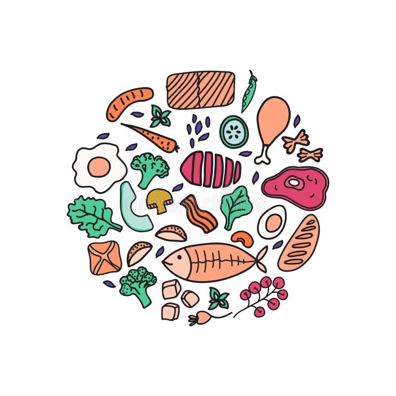 Schnitzel Hand Drawn Stock Illustrations – 66 Schnitzel Hand Drawn ...