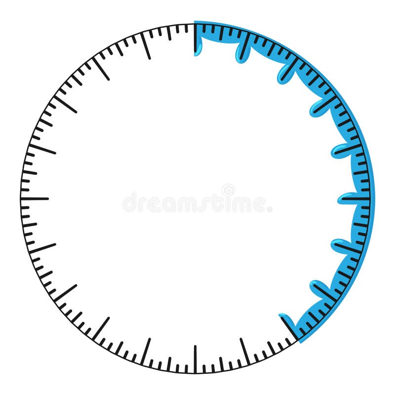 Round Progress Bar Icon, Cartoon Style Stock Vector - Illustration of ...