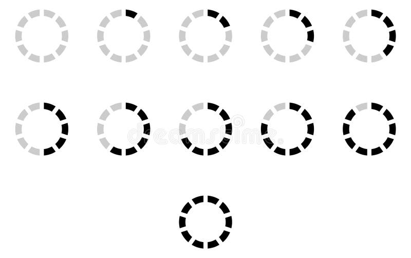 Round Indicator Icon. Control Panel Measurement Symbol Stock ...