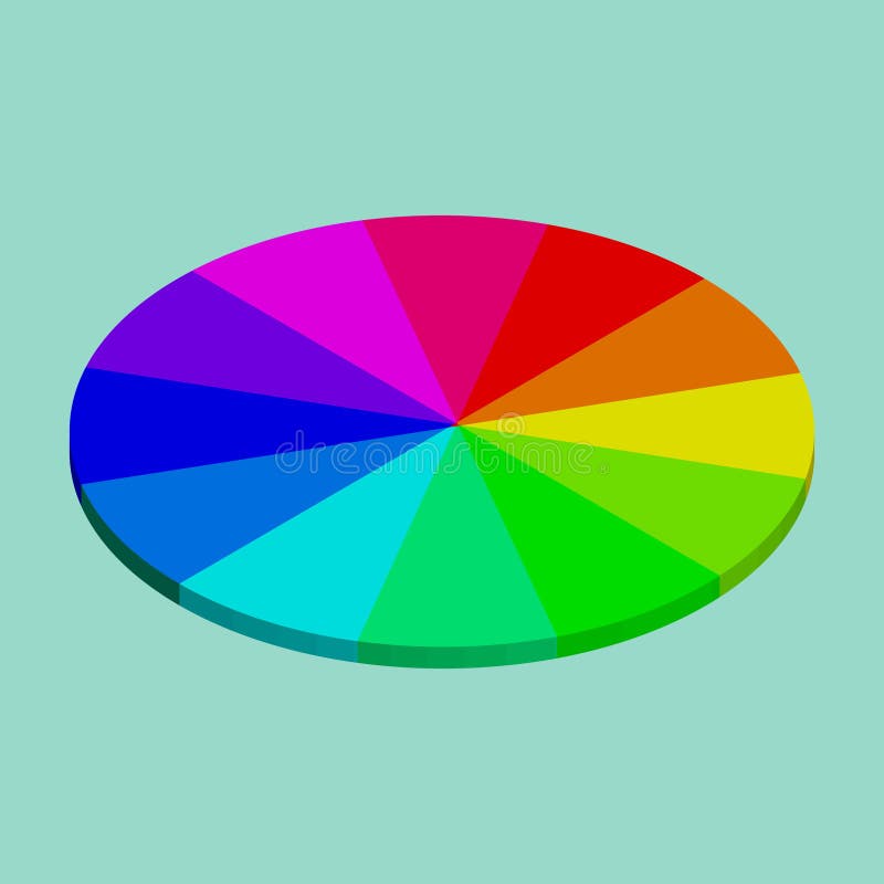 Round rainbow stock illustration. Illustration of multicolor - 201274771