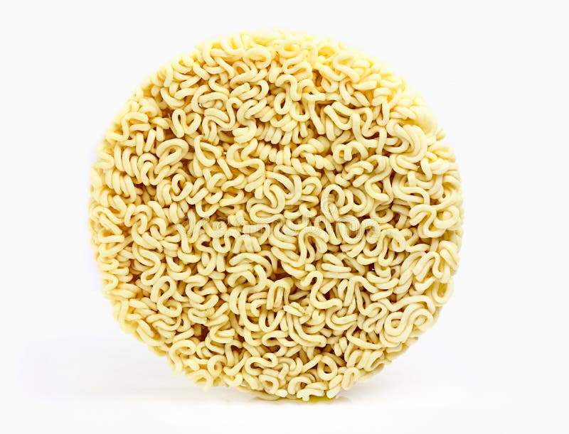 Round ramen. stock photo. Image of noodles, color, isolated - 40662724