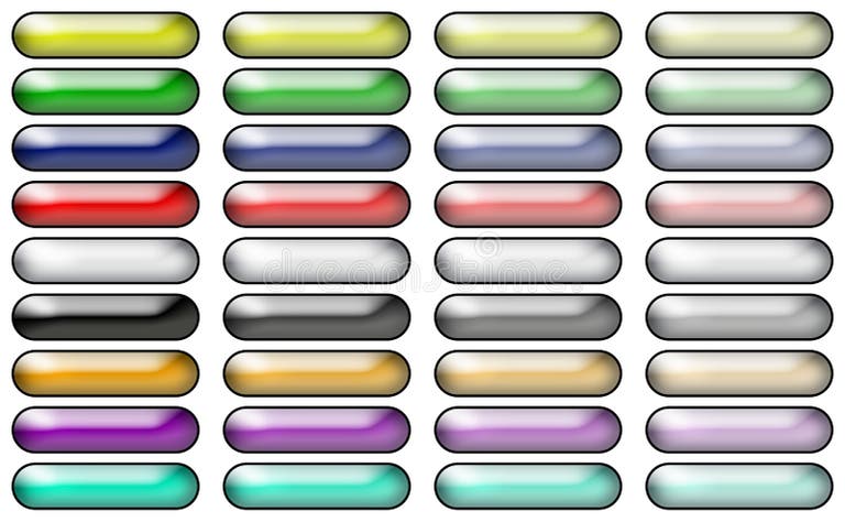 Rectangular Buttons Stock Illustrations – 10,467 Rectangular Buttons ...