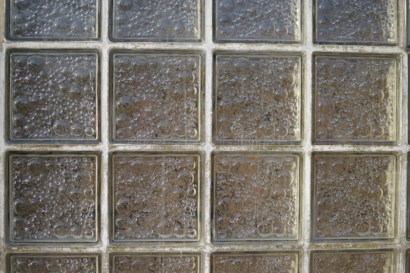 Glass Brick Wall and Ceiling Architecture of a Building Details Stock ...