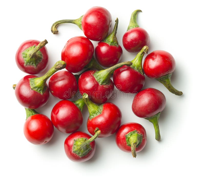 Round red chili peppers. stock image. Image of kitchen - 80499245