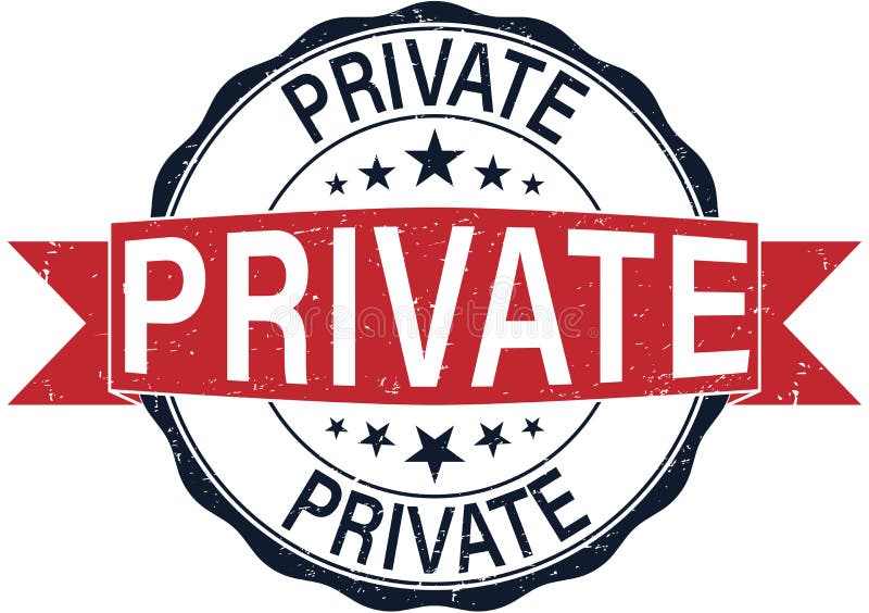 Private Rubber Stamp. Private Rubber Grunge Stamp Seal Vector ...