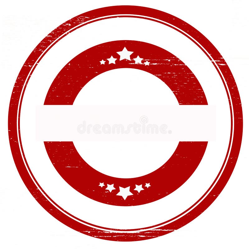Round red stamps stock illustration. Illustration of round - 108758401
