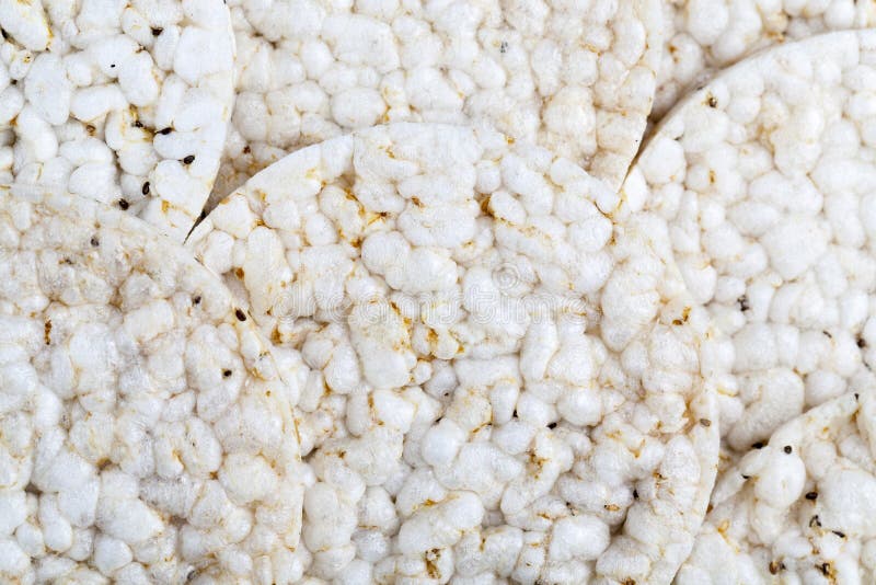 Round Rice Loaves Made from Rice Grains Stock Image - Image of cereal ...