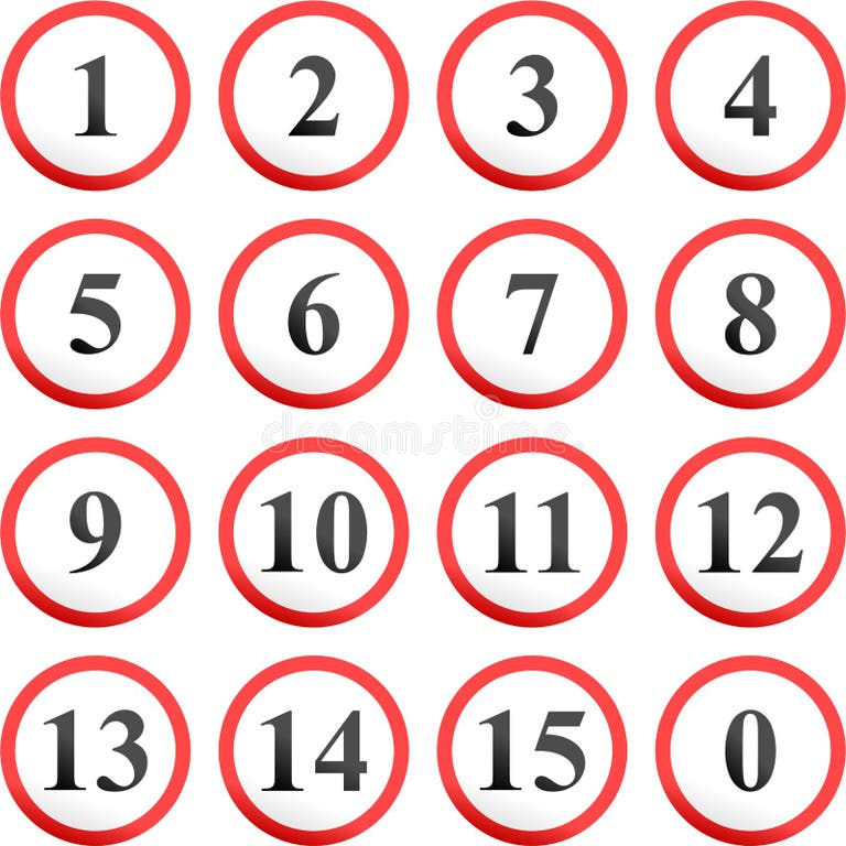 Number Road Signs Stock Illustrations – 3,295 Number Road Signs Stock ...