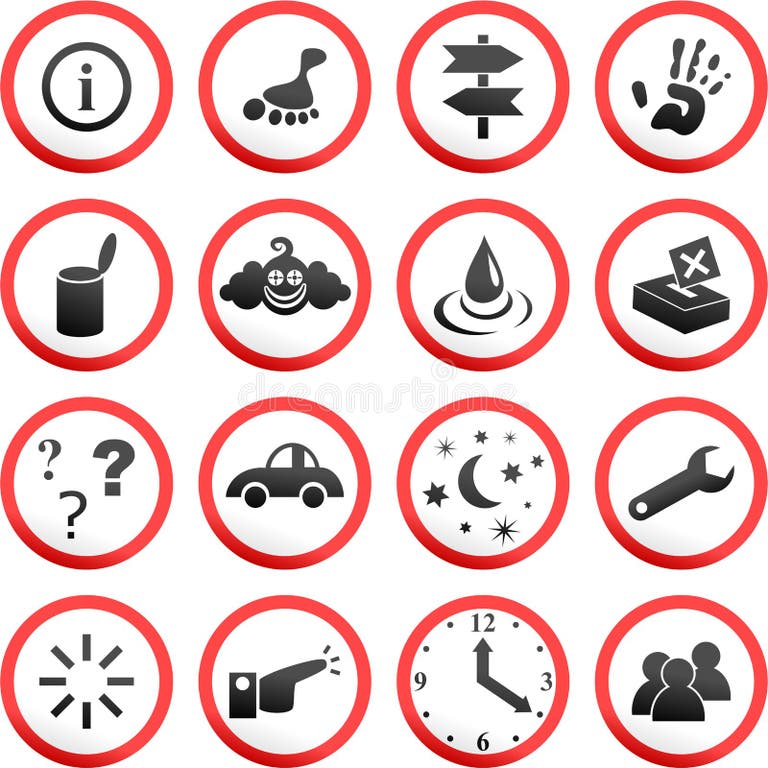 Random Signs Stock Illustrations – 3,958 Random Signs Stock ...
