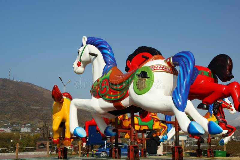 Round-robin stock image. Image of park, amusement, robin - 7142917