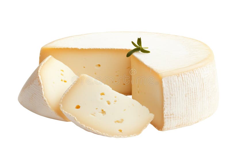 Round Robiola Soft Cheese White Rind Isolated Background Stock Photos ...