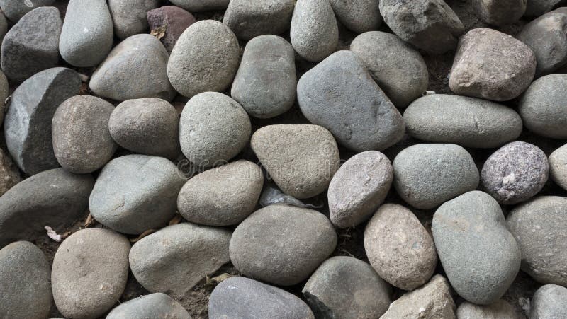 Rock Bed or Rounded Smooth Stones Stock Image - Image of wallpaper ...