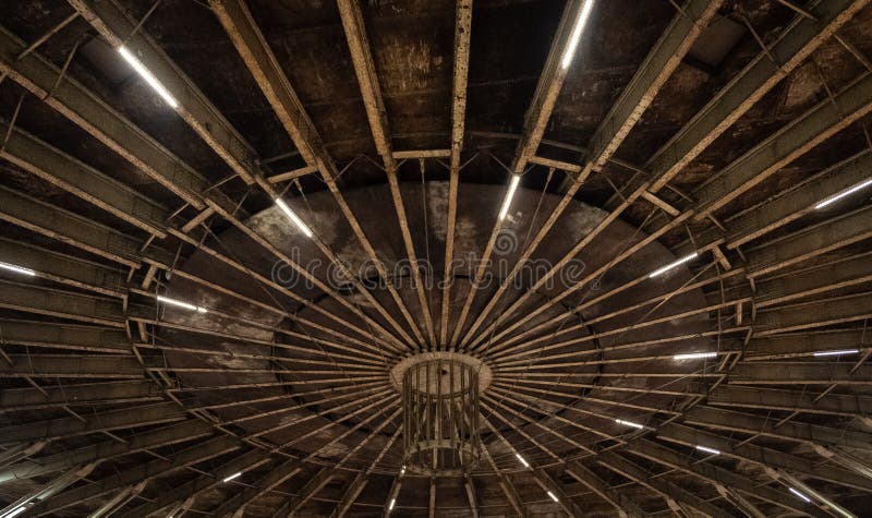 Round Roof of a Big Round Hall Stock Photo - Image of interior, design ...