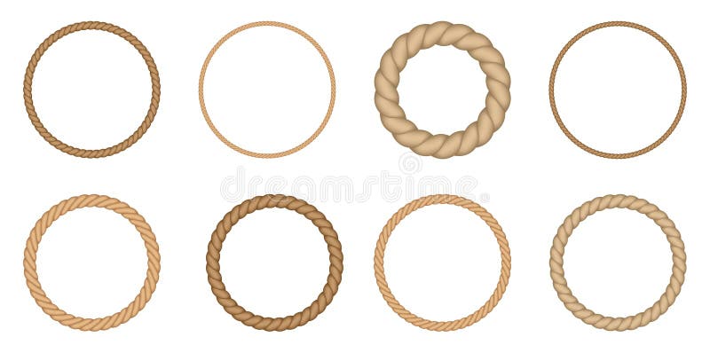 Rope Circle Stock Illustrations – 25,504 Rope Circle Stock ...