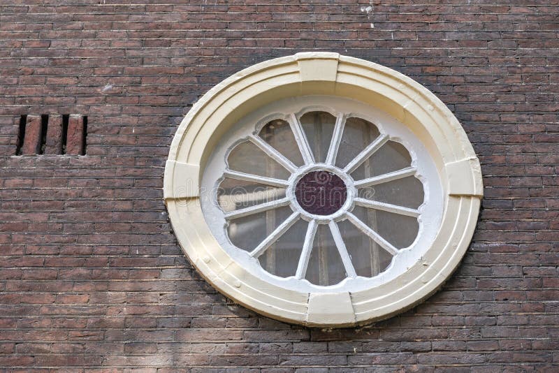Rose Window Notre Dame stock image. Image of europe, christianity ...