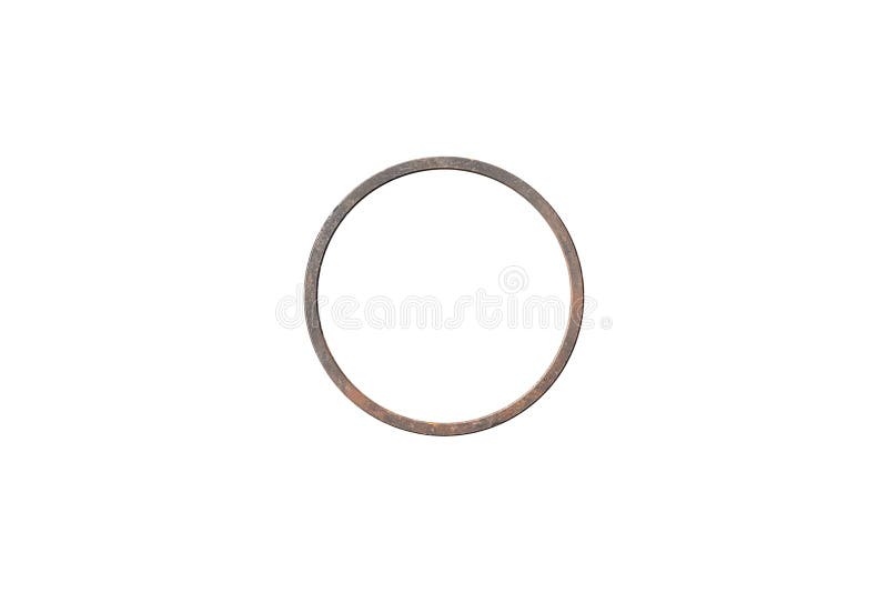 Round Rusty Iron Frame is Isolated Stock Illustration - Illustration of ...