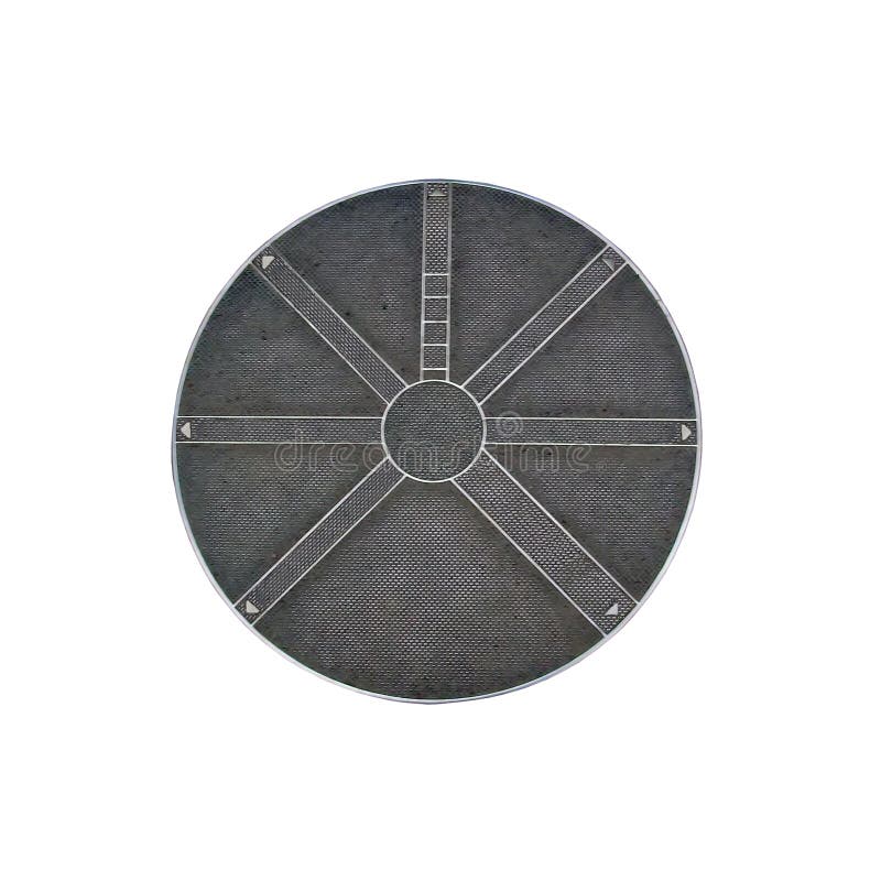 Round Rusty Metallic Hatch Isolated, Stock Image - Image of surface ...