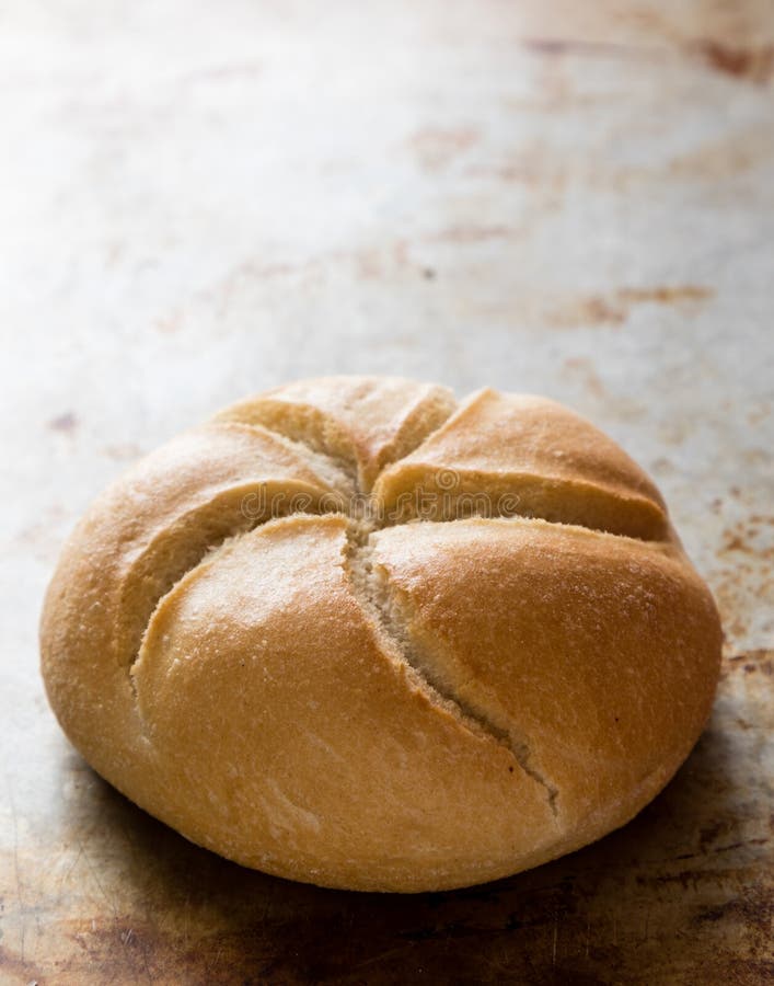 Round sandwich bun stock image. Image of view, yeast - 60682205