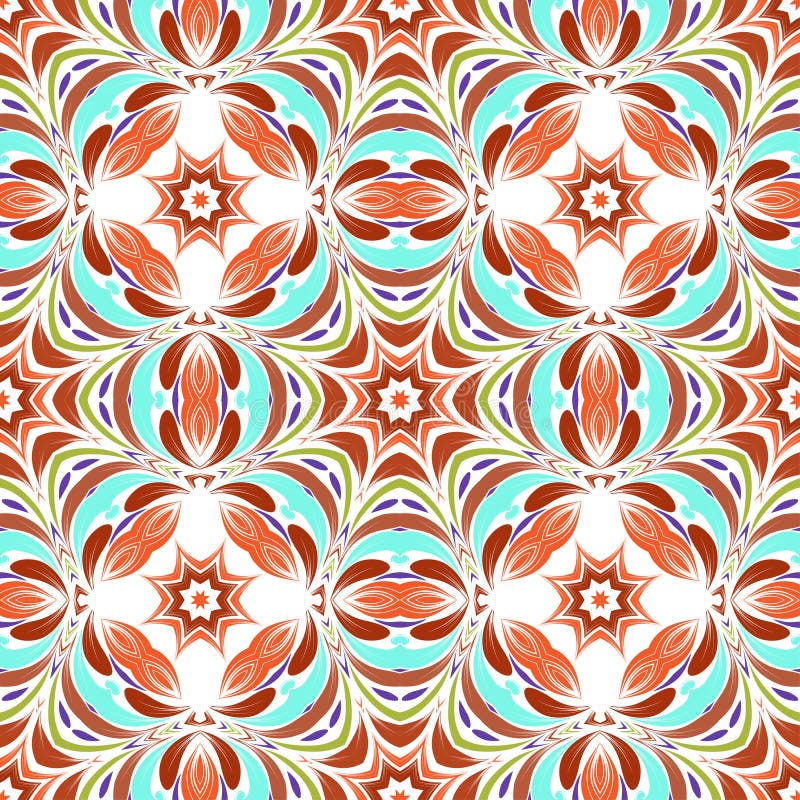 Round seamless pattern stock vector. Illustration of abstract - 41659299