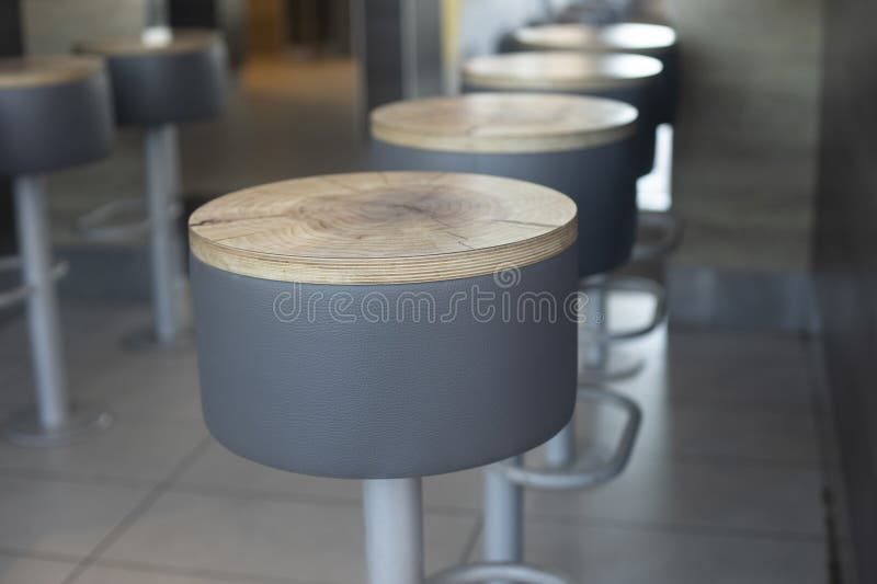 Round Seat. Seating for Visitors Stock Image - Image of floor, seat ...