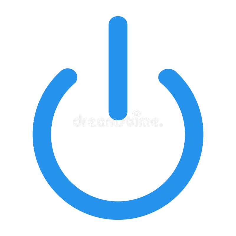 Round Sensor Key Dynamic Power Start Button Stock Vector - Illustration ...