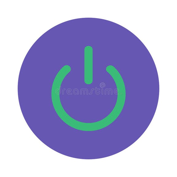 Round Sensor on Key Round Sticker Dynamic Button Stock Vector ...