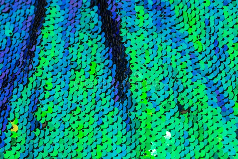 Round Sequins with Color Transition. Background Scaly Pattern Stock ...