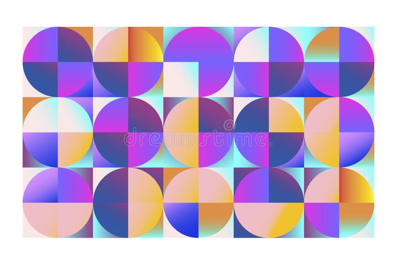 Round Shape. Abstract Circle Geometric Shape. Modern Vector ...