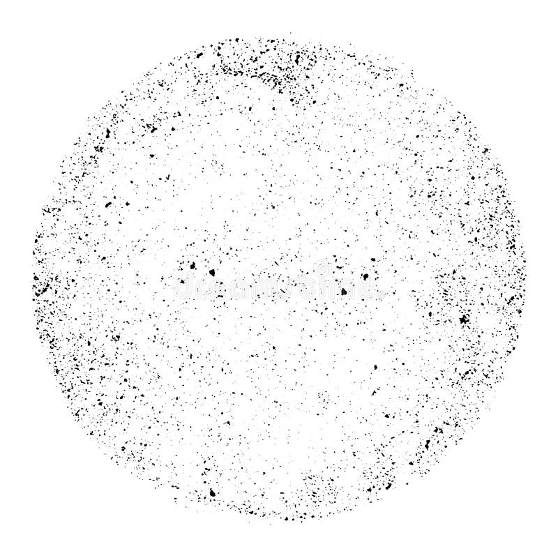 Round Shape Background with Rough Surface. Dust Overlay Distress ...