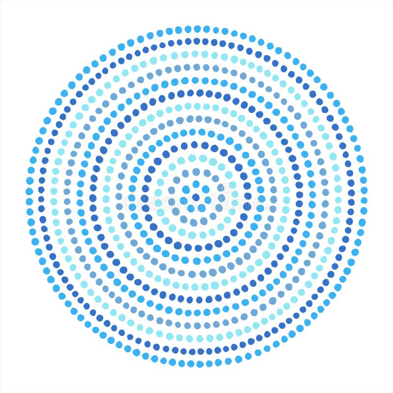 Round Shape, Snow Circle Made of Uneven Dots, Fading Spots Stock Vector ... Round Shape, Snow Circle Made of Uneven Dots, Fading Spots Stock Vector ...
