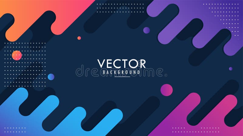 Round Shape Colorful Cover Background Wallpaper. Minimalist Design ...